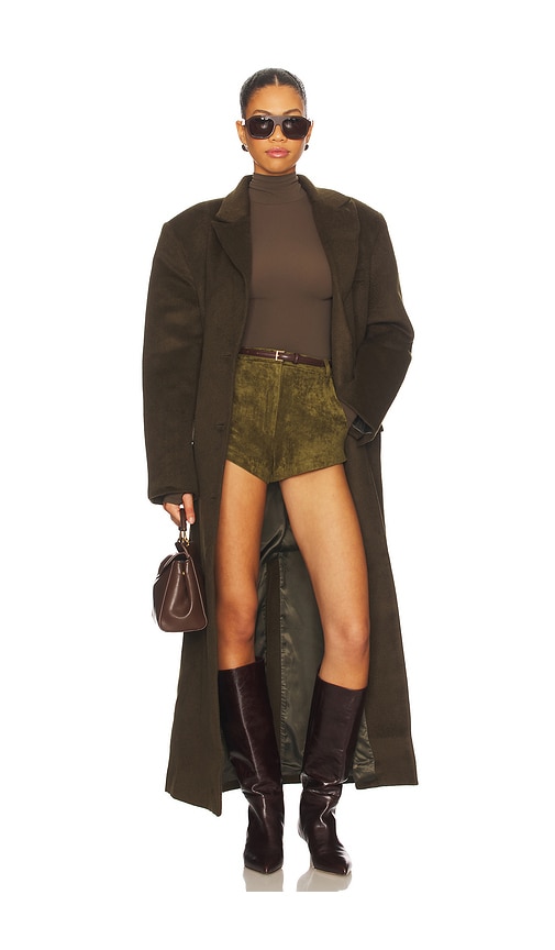 NAKEDVICE The Isla Coat - Olive